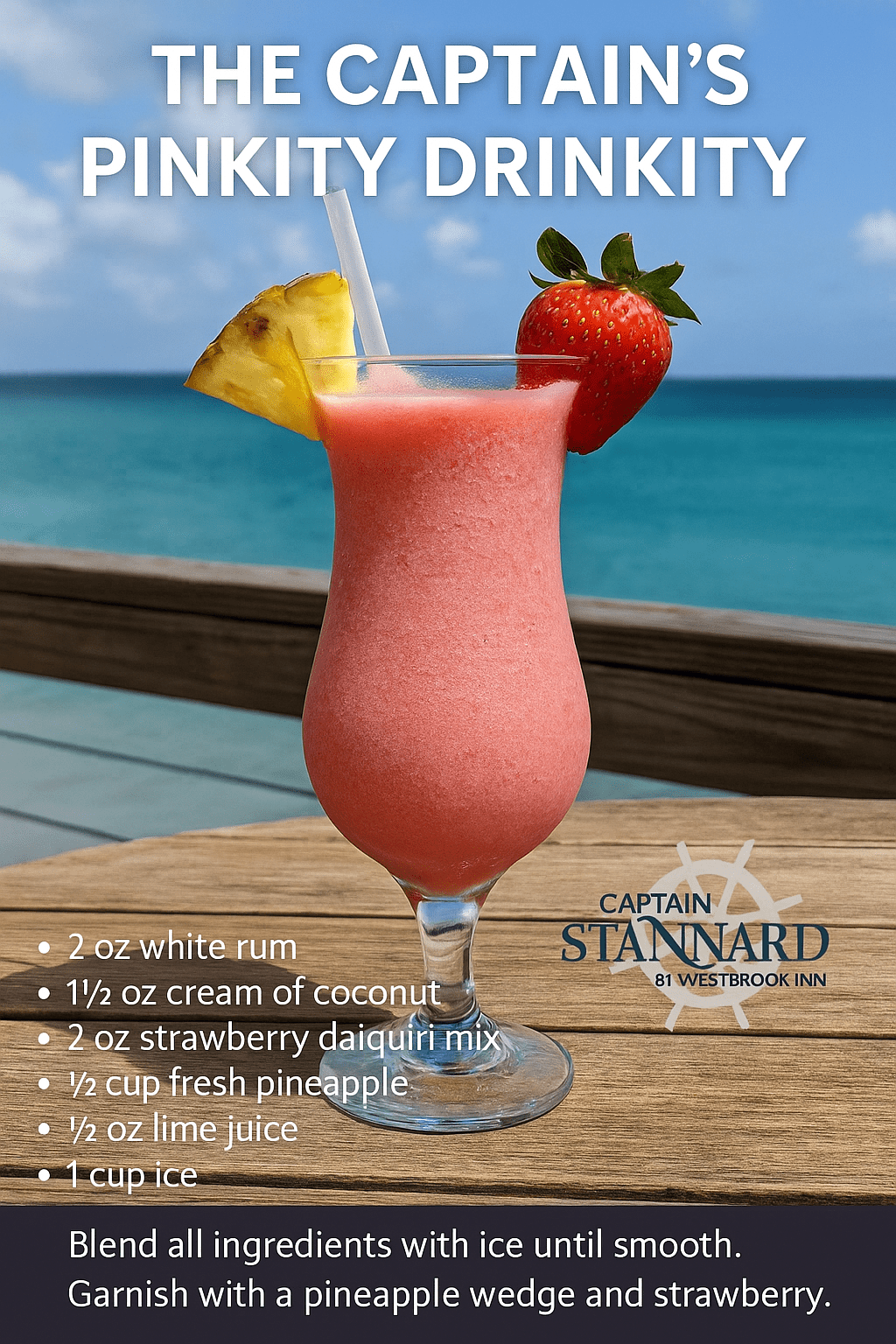 The Captain's Pinkity Drinkity - The Captain Stannard